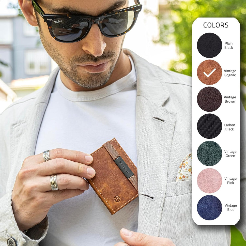 Trusador Marseille Leather Wallet with Mirror – Perfect Gift Idea