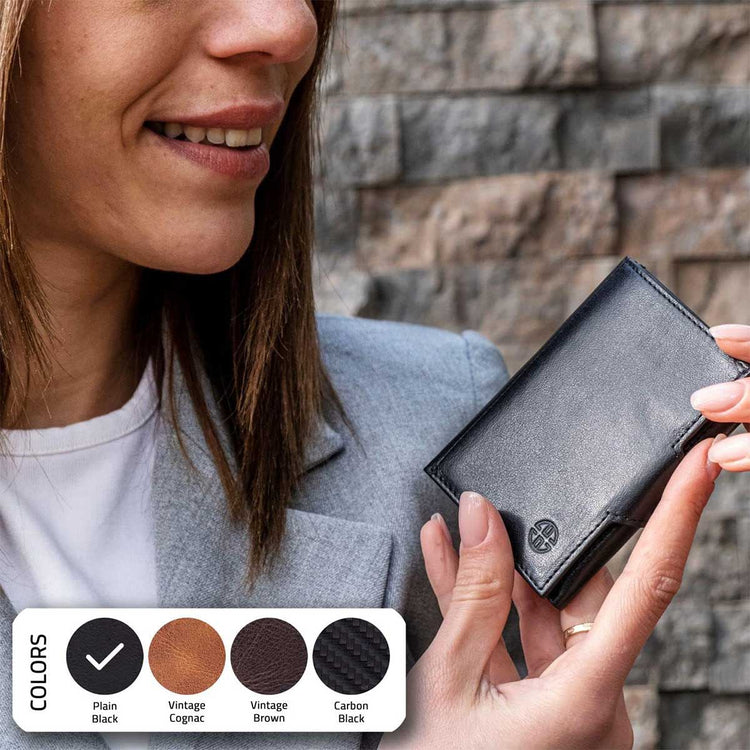 Toscana Trifold Leather Wallet – Trusador